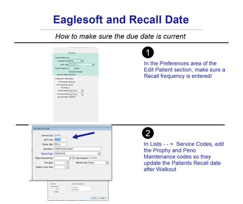 Eaglesoft And Recall Reports