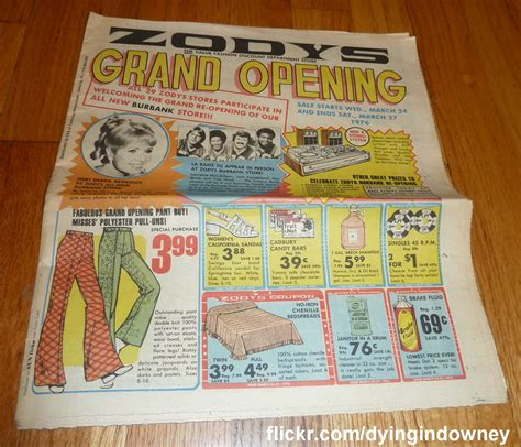 Zodys Grand Re Opening Ad From 1976 Check This Out And No… Flickr
