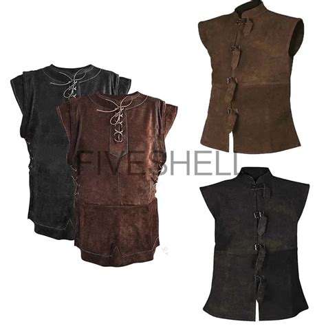 Men Medieval Cosplay Vest Renaissance Victoria Edwardian Steampunk Vest