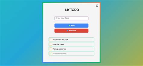 Github Hamzazaidixmy Todo App Todo App By Html Css And Js