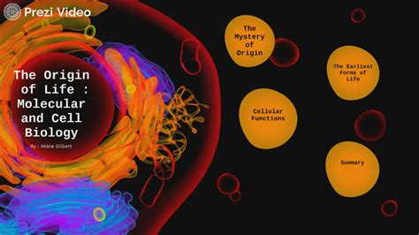 The Origin Of Life Molecular And Cell Biology Concept Map By Abigail