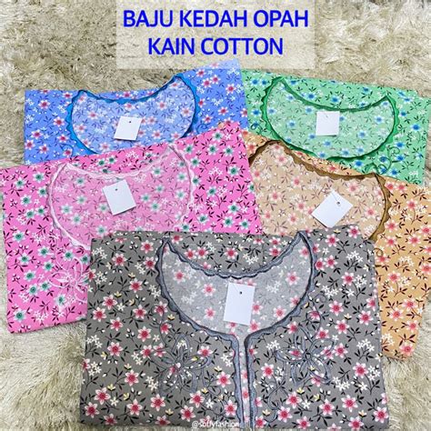Baju Kedah Opah Cotton Mix Traditional Wear Malay Melayu Klasik Saiz M
