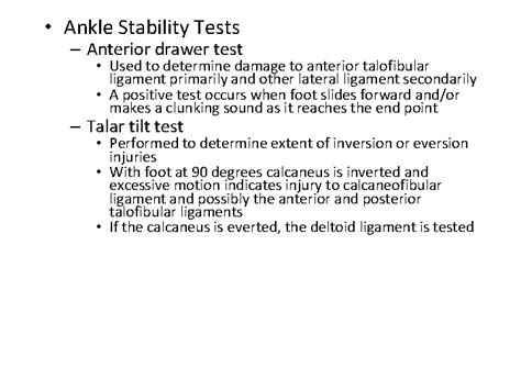 Chapter 19 The Ankle And Lower Leg Functional