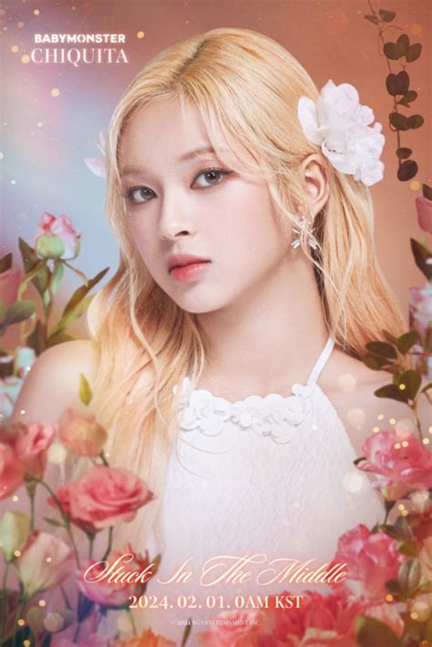 베이비몬스터 아사·치키타 캐릭터 포스터 비주얼 만개 비즈엔터
