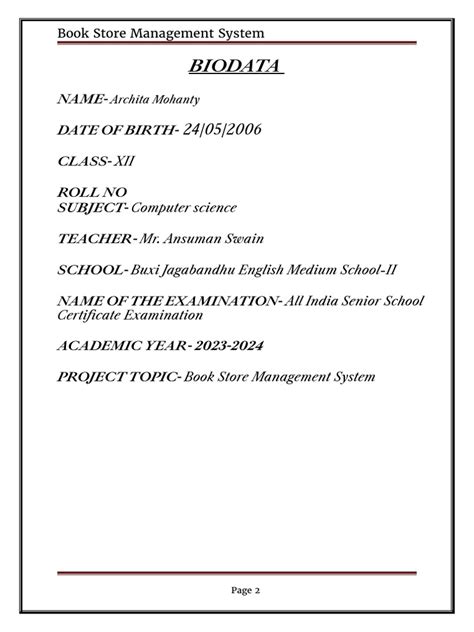 book store management system 2 pdf