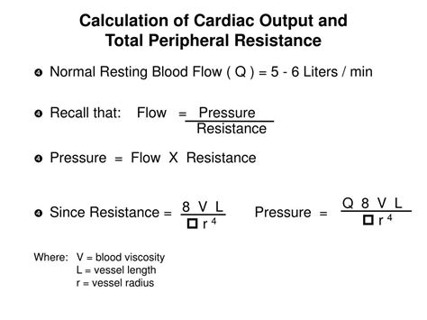 Total Peripheral Resistance Calculator Calcullator Gwx