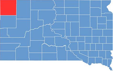 Harding County Map South Dakota Us County Maps