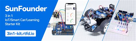 Sunfounder Ultimate Starter Kit Compatible With Arduino 3 In 1 Iotsmart Car