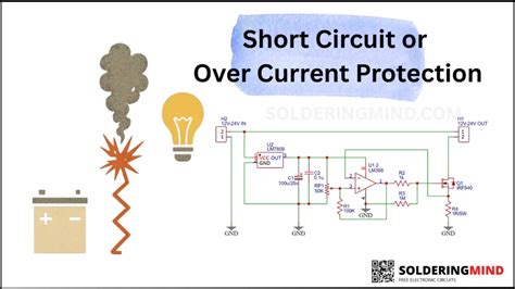 Short Circuit Or Over Current Protection Circuit Using A Mosfet