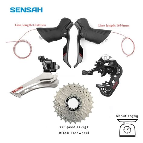 SENSAH Rennrad 2*11 Geschwindigkeit Fahrrad Shifter Hebel Schaltwerk ...
