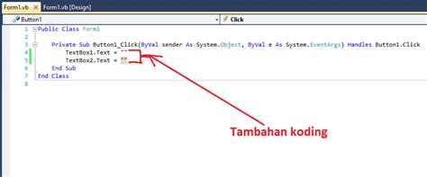 visual basic net part 3 tutorial membuat tombol hapus dan keluar