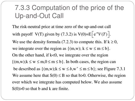 Ppt 7 3 Knock Out Barrier Option Powerpoint Presentation Free Download Id 698187