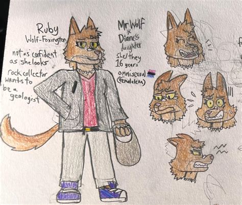 Ruby Wolf Foxington By Tonofiron23 On Deviantart