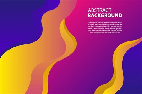 Premium Vector Abstract Color Gradient Wave Background