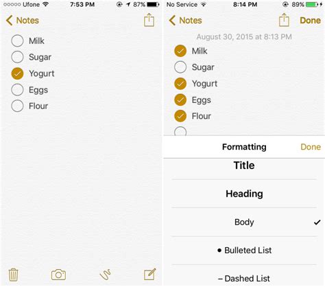 ios 9 how to create checklists in notes app imobie inc