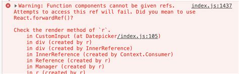 Custominput Does Not Support Functional Components · Issue 2104 · Hacker0x01react Datepicker