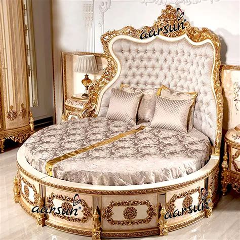 Luxury Round Bed Furniture Luxbd 029 Aarsun