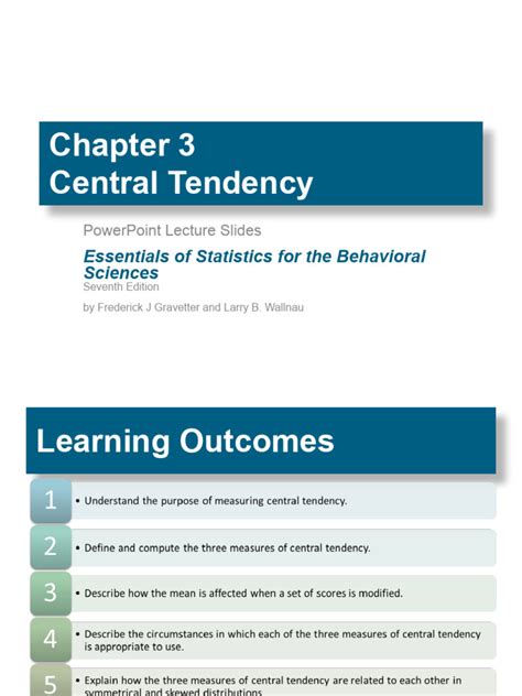 Chapter 3 Pdf Mean Mode Statistics