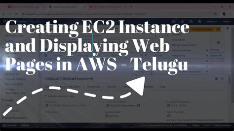 creating ec2 instance and displaying web pages in aws telugu youtube