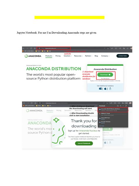anacondaand jupyternotebook installation pdf
