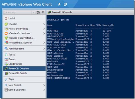 new vmware fling introducing poweractions for vsphere web client vmware powercli blog