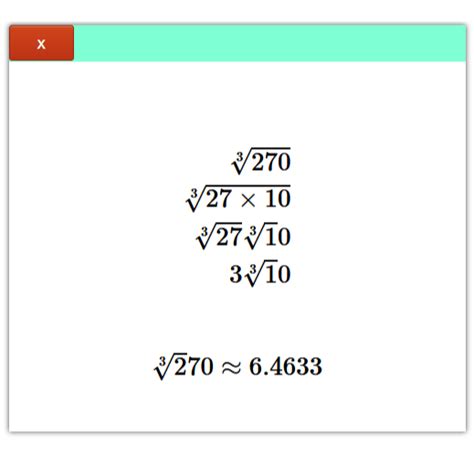Adding Subtracting Radical Expressions Calculator