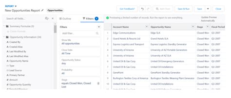 Types Of Reports In Salesforce Updated