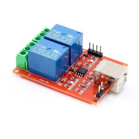 2 채널 5v 릴레이 모듈 Usb 제어 스위치 2 웨이 5v 릴레이 모듈 컴퓨터 제어 스위치 로봇 제어 홈 자동