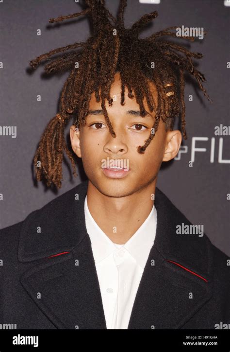 Jaden Smith Us Film Actor In October 2016 Photo Jeffrey Mayer Stock