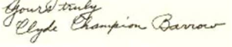 Bonnie And Clyde History Hey Those Signatures Sure Look Familiar