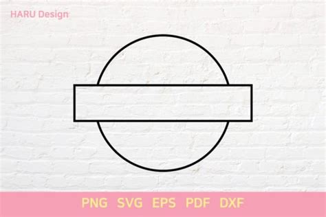 Circle Split Graphic By Harudesign · Creative Fabrica