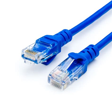 Патч корд литой Utp Rj45 Cat 5e 5m Atcom синий Atcom Ua