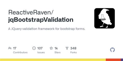 GitHub ReactiveRaven JqBootstrapValidation A JQuery Validation Framework For Bootstrap Forms