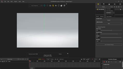 SOLIDWORKS Visualize Rendering With Gravity