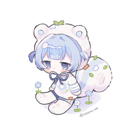 Cotono Nazekun Original Commentary Highres 1girl Animal Ears