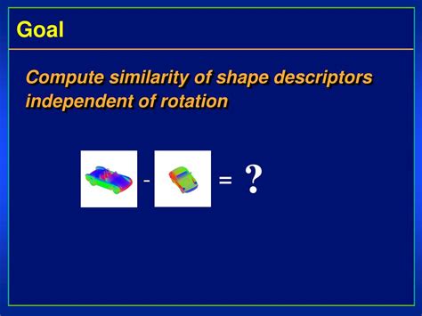 PPT Rotation Invariant Spherical Harmonic Representation Of D Shape Descriptors PowerPoint
