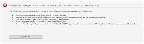 ConfigMgr Console Connection Failure When VM Restores From Saved State More Than Patches