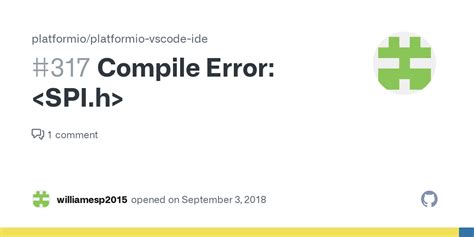 Compile Error · Issue 317 · Platformioplatformio Vscode Ide · Github