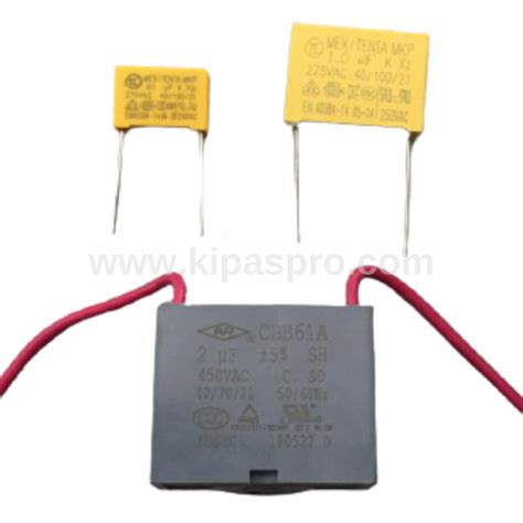 Fan Capacitor 0 1uf 275v 1uf 275v And 2uf 3 Unit Kipaspro Com