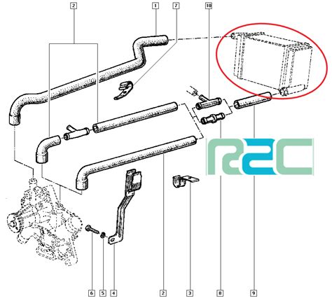 Radiateur De Chauffage Renault 4 4l Retro Car Concept