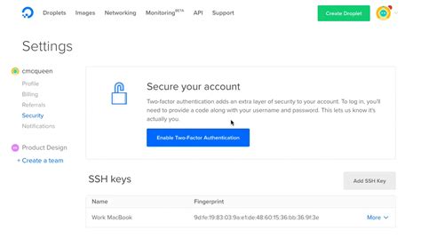 Updates To Digitalocean Two Factor Authentication