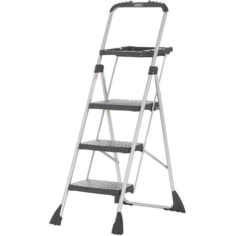 Cosco 3 Step Folding Step Ladder Webstaurantstore