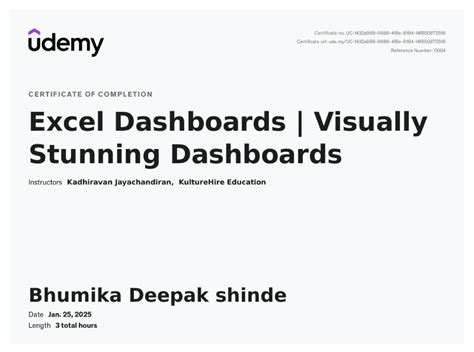 Bhumika Shinde On Linkedin Exceldashboards Datavisualization Professionalgrowth Upskilling