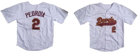 Dustin Pedroia Unsigned Arizona State Baseball Jersey Asu