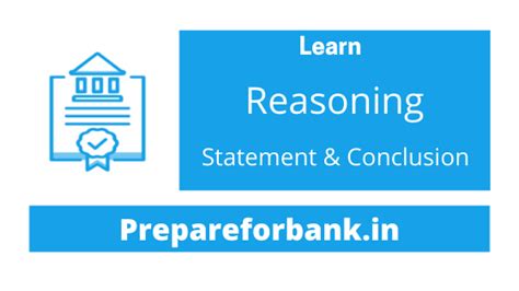 Reasoning Statement And Conclusion Tricks For Bank Exam
