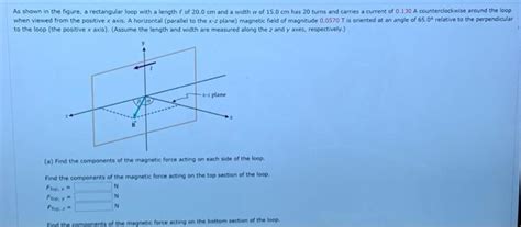 Solved As Shown In The Figure A Rectangular Loop With A Chegg