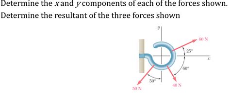 solved can you explain how to find the x and y components