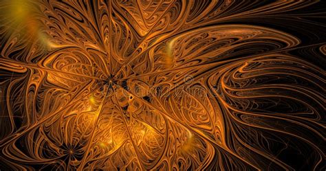 Computer Generated Image For Elegant Background Or High Tech Design Stock Illustration