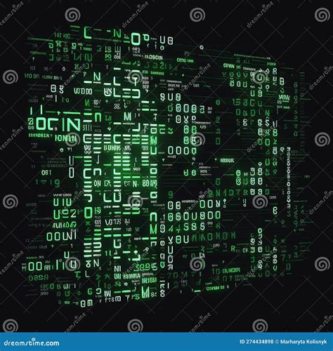 Code Flowing Matrix Style Soft Green Font 1 Stock Illustration Illustration Of Cyber