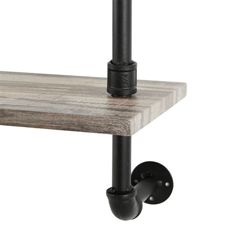Danya B Aurora Three Tier Pipe Shelf Unit
